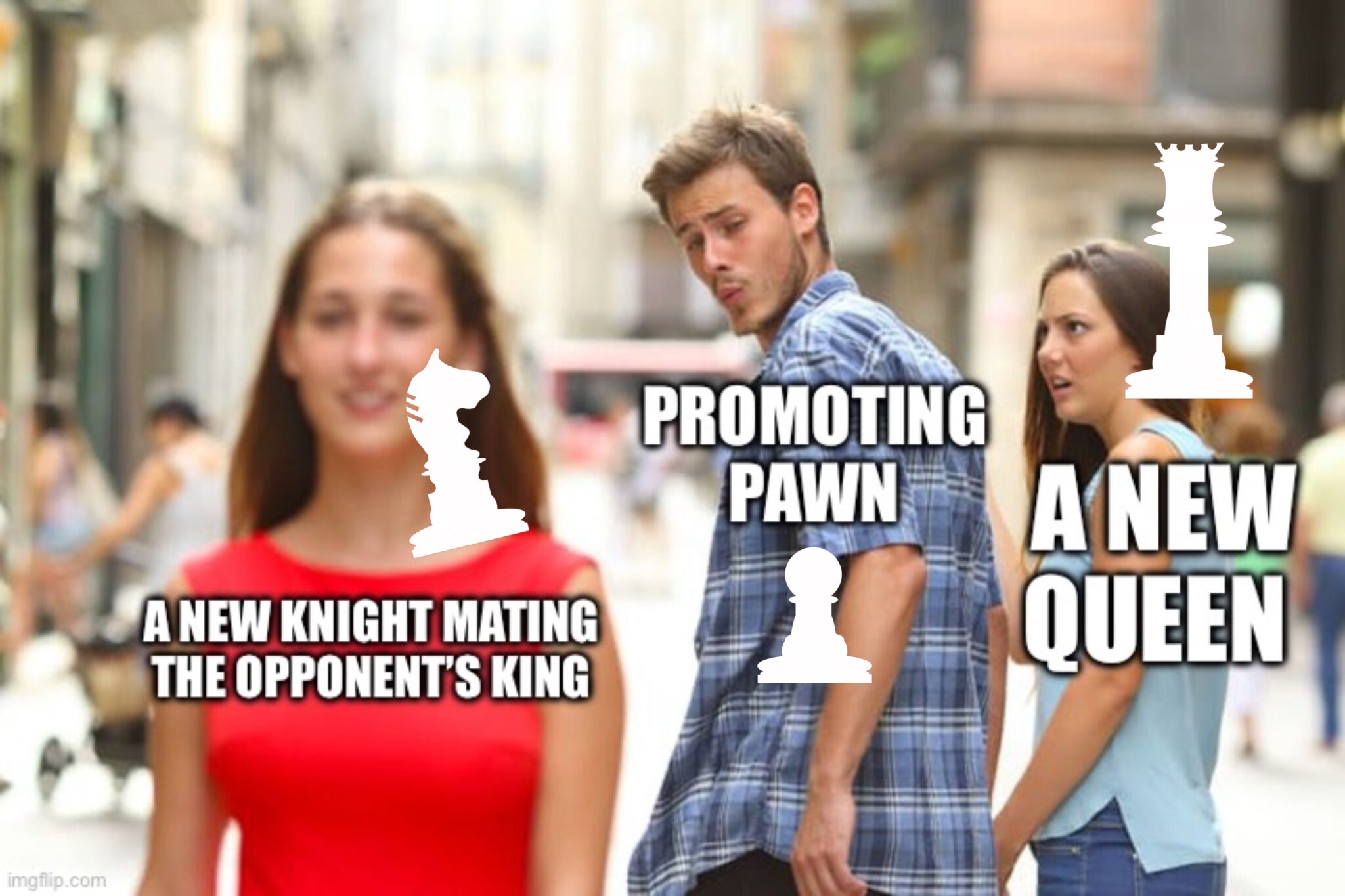 Meme: „Promoting pawn“ - s(ch)achlich